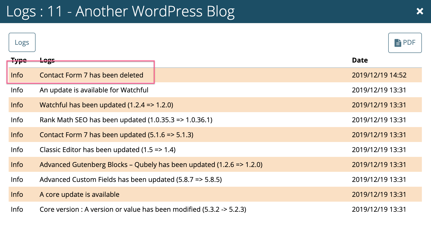 Monitor Deleted WordPress Plugins and Joomla Extensions